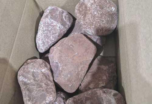 Камень для бани Яшма сургучная галтованная 10 кг