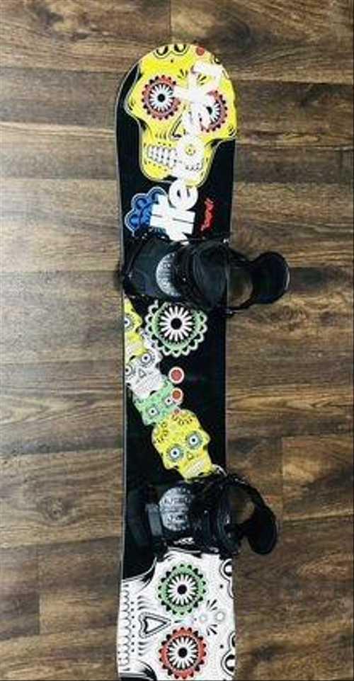 Сноуборд BotteroSki V Rocker 153 + крепы Ride LX M