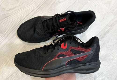 Кроссовки Puma Twitch Runner Black-High Risk Red