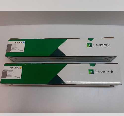 Картриджи бу Lexmark 76C00C0, 76C00Y0