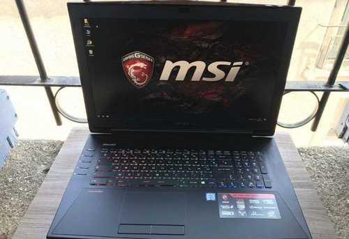 Msi gt72vr 6re под восстановление