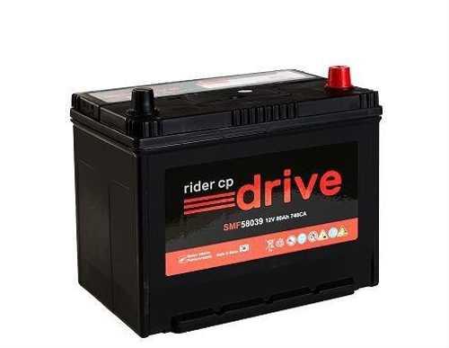 80Ah Аккумулятор 12V 6CT-80.0 Rider Drive SMF Asia