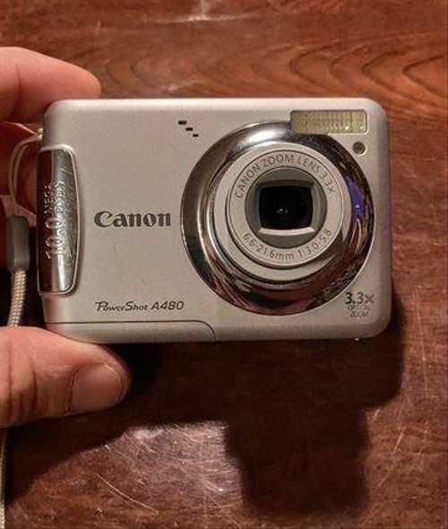 Компактный фотоаппарат canon power shot a480