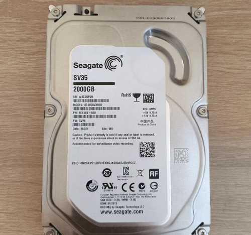 Seagate SV35 2TB Жесткий диск