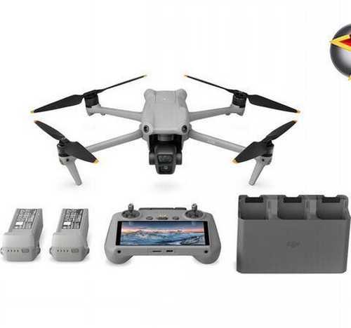 Квадрокоптер DJI Air 3 Combo RC 2 Grey Новый