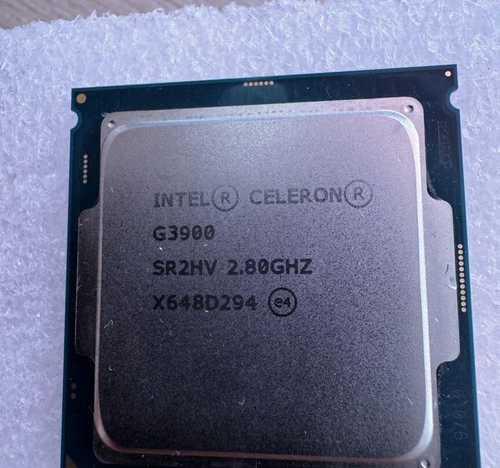 Процессор Intel celeron g3900