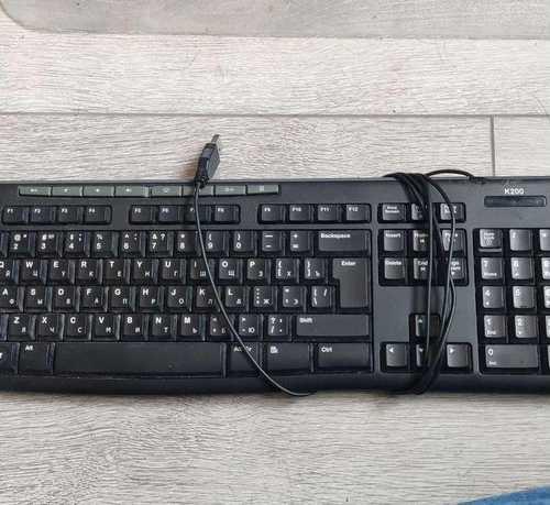 Клавиатура logitech k200