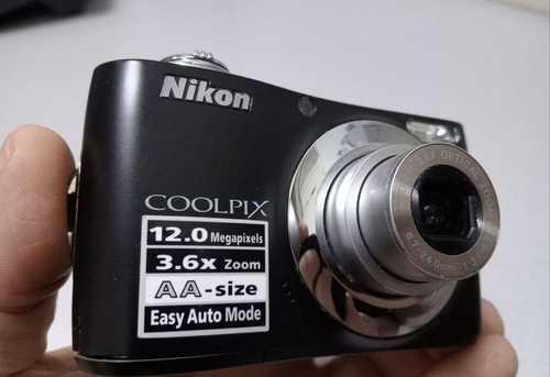 Nikon Coolpix L22 винтажный цифровой фотоаппарат