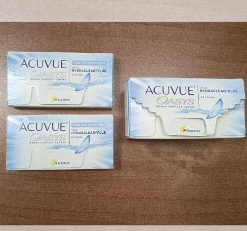 Acuvue oasys with Hydraclear Plus for Astigmatism