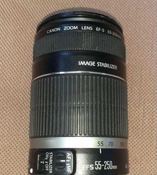 Объектив canon EF-S lens 55-250mm 1:4-5.6