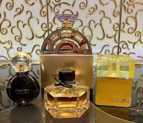 Парфюмерия bylgari, feraud, gucci, shiseido