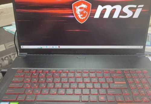 Игровой ноутбук 17.3" MSI GF75 Thin 9RCX-405RU, 500 ГБ, Core i5-9300H, RAM 8 ГБ, GeForce GTX 1050 Ti 4 ГБ