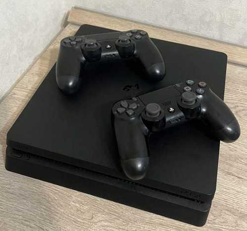 Sony playstation 4 slim 1tb 2 геймпада