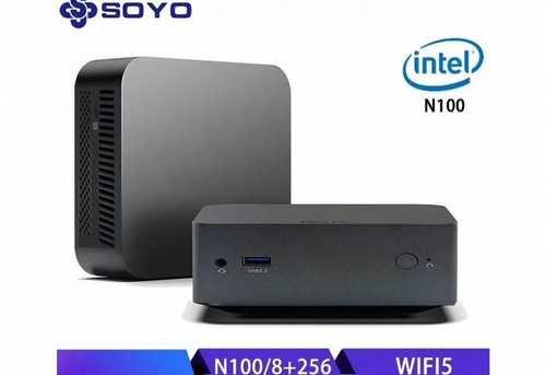 Mini PC Intel N100, 8/256Gb, Win 11 Pro