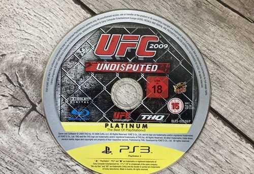 UFC Undisputed 2009 Ps3 игры диск лицензия