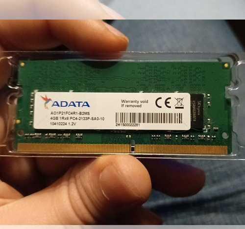 Оперативная память для ноутбука ddr4 4gb