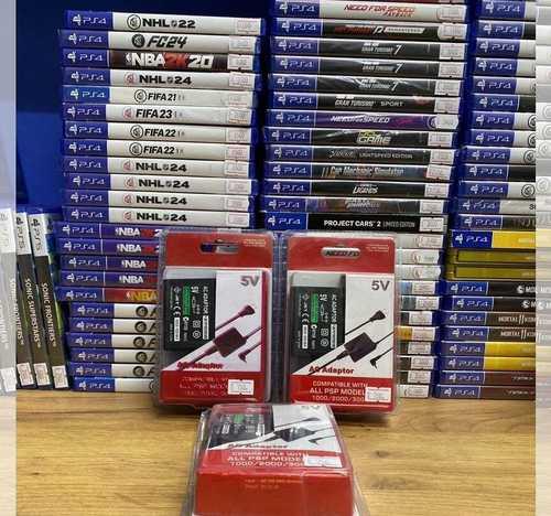 Блоки питания (З/У) для PSP 100/200/300x