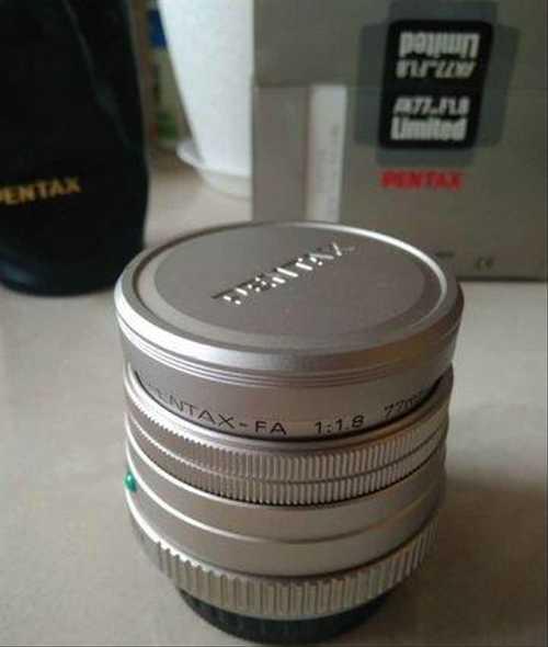 Pentax 77mm 1.8 limited silver