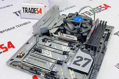 ASRock Z270 Supercarrier, G3900, 8GB, Кулер