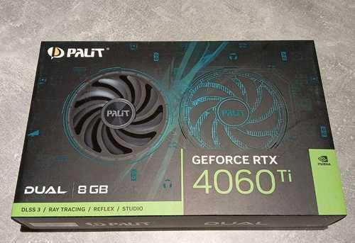 Новая Видеокарта Palit RTX4060Ti dual 8G