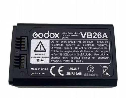 Аккумулятор Godox VB26A для V1, v850iii и v860iii