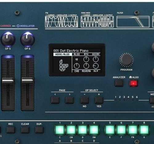 Модуль синтезатора korg opsix module (без клавиату