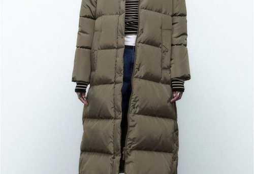 Пуховик Zara Новый пух перо М, L