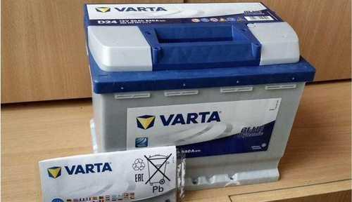 Аккумулятор Varta BD 6CT-70 (E24) (п.п.) ниж.кр яп