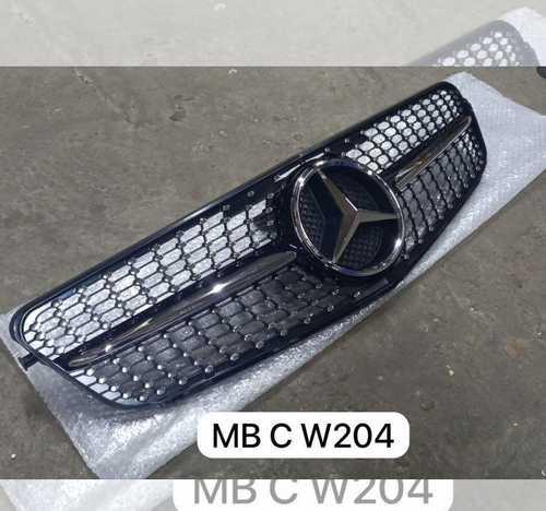 Решетка Радиатора Mercedes-Benz C W204 Diamond