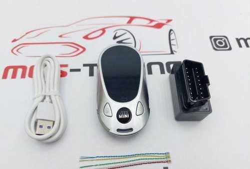 Смарт ключ Mini Cooper стиль Mercedes new серебро
