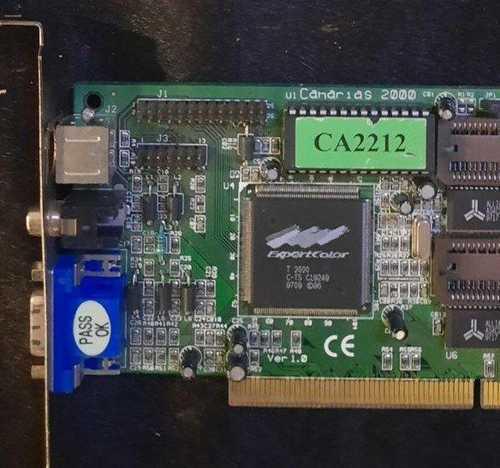 Ретро ExpertColor T2000 / Canarias 2000 1Мб PCI, в