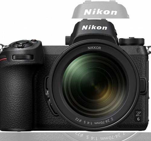 Цифровой фотоаппарат Nikon Z6 kit 24-70 f4   FTZ A