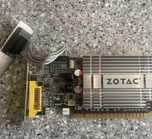 Видеокарта 1Gb PCI-E DDR3 zotac GeForce G210