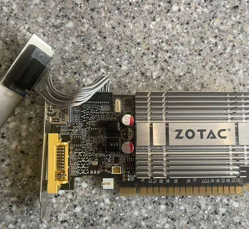 Видеокарта 1Gb PCI-E DDR3 zotac GeForce G210