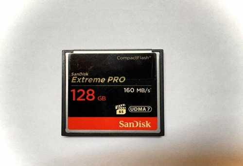 Карта памяти SanDisk Extreme Pro CF 128 Гб