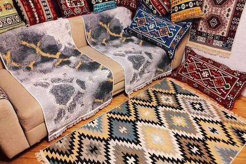 Ковры тканные турецкие двусторонние килим дорожки