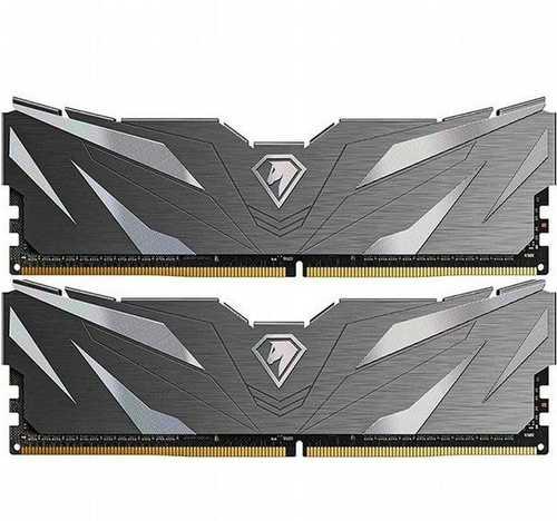 Модуль памяти DDR4 Netac Shadow II 32GB (2x16GB) 3200MHz CL16 1.35V / ntswd4P32DP-32K / Black / with