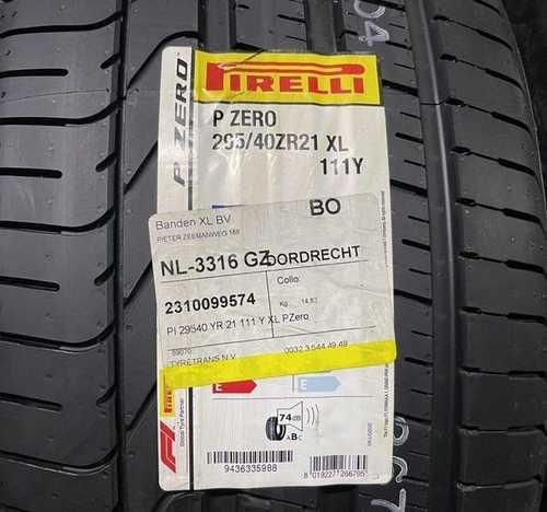 Pirelli P Zero II 295/40 R21 111Y