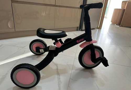 Детский трёхколёсный, двухколёсный велосипед