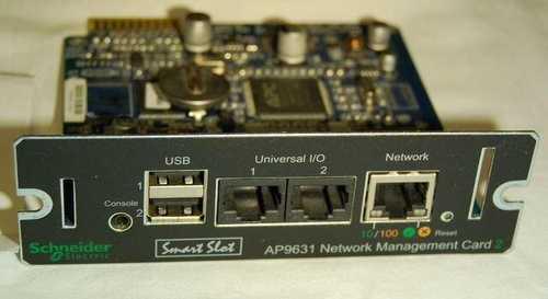 Карта управления сетевой контроллер ибп AP9631