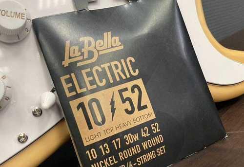 Струны для электрогитары La Bella 10-52 никель