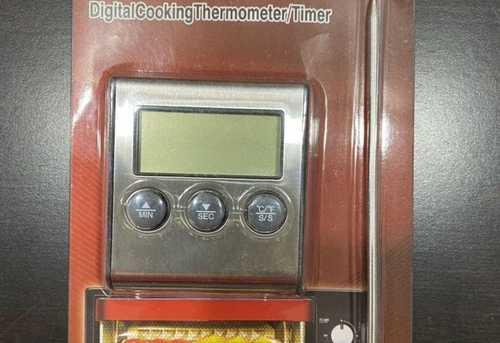 Термометр кухонный, цифровой с таймером и щупом