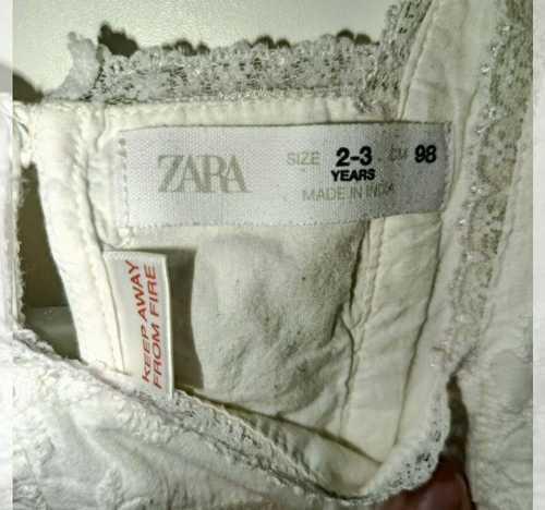 Платье для девочки zara 98