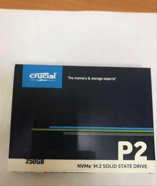 SSD накопитель Crucial P2 250Gb