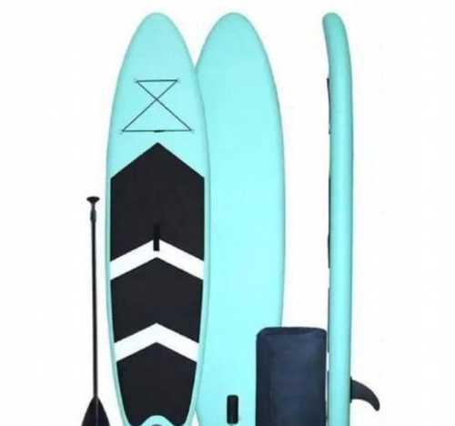 Надувная доска для sup-бординга funwater deep azur