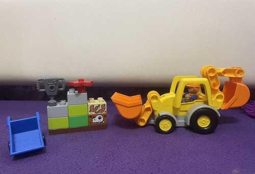 Lego duplo экскаватор-погрузчик 10811 оригинал