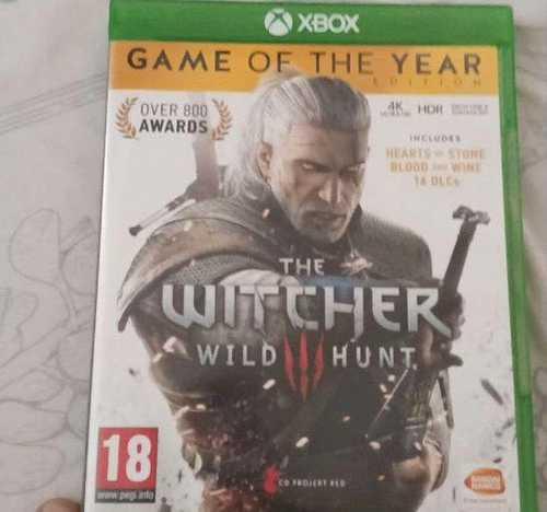 Игра The witcher wild hunt Ведьмак на Xbox