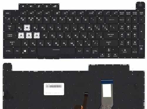 Клавиатура для ноутбука Asus Rog Strix G712LV черн