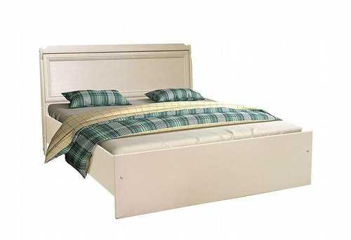 Кровать двуспальная нинель, 14Б, белая эмаль