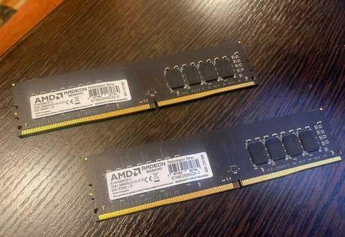 Оперативная память AMD ddr4 8гб 2400
